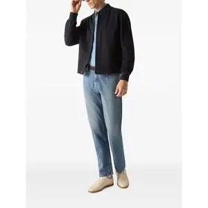 Zegna Jackets Bomber Jackets - Blue