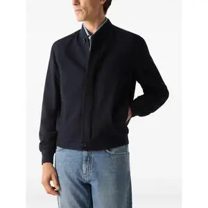 Zegna Jackets Bomber Jackets - Blue