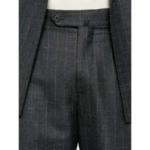 Isaia Grey Suits Double Breasted Suits
