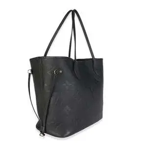 LOUIS VUITTON Giant Monogram Empreinte Neverfull Mm - Black