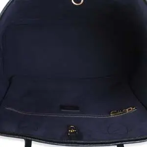 LOUIS VUITTON Giant Monogram Empreinte Neverfull Mm - Black