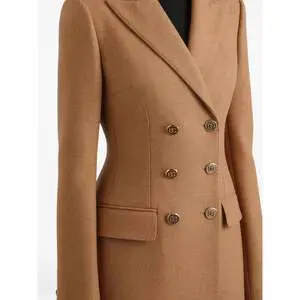 Dolce & Gabbana Neutrals Coats Double Breasted & Peacoats