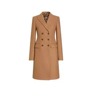Dolce & Gabbana Neutrals Coats Double Breasted & Peacoats - Cream