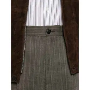 Dries Van Noten Grey Trousers Wide-leg Trousers