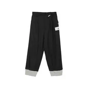 Mihara Yasuhiro Trousers Wide-leg Trousers - Black