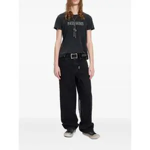 ANN DEMEULEMEESTER Grey T-shirts & Vests T-shirts