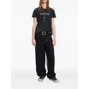 ANN DEMEULEMEESTER Grey T-shirts & Vests T-shirts