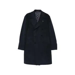 Tagliatore Coats Double Breasted Coats - Blue