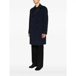 Tagliatore Coats Double Breasted Coats - Blue