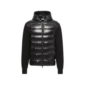 Moncler Jackets Hooded Jackets - Black