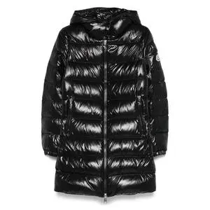 Moncler Coats Single Breasted Coats - Black