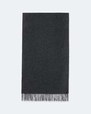 ALLSAINTS Reid Tasselled Wool Scarf - Grey