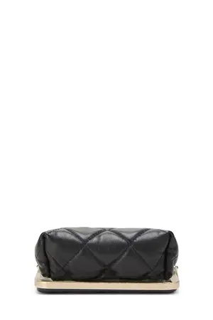 Chanel Lambskin Plexiglass Clutch On Chain