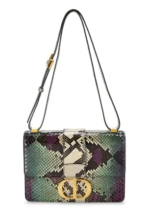 Dior Multicolor Python 30 Montaigne Box Bag
