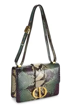 Dior Multicolor Python 30 Montaigne Box Bag