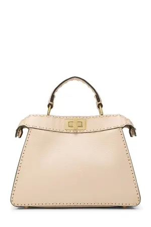 Fendi Leather Peekaboo Iseeu - Beige