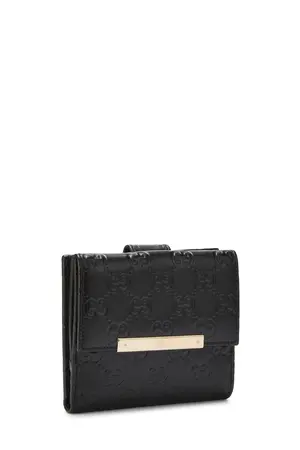 Gucci Ssima French Flap Wallet