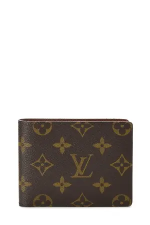 LOUIS VUITTON Monogram Canvas Porte Billets Cartes Credit - Brown