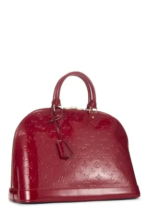 LOUIS VUITTON Vernis Alma Gm Nm - Red