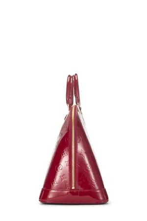 LOUIS VUITTON Vernis Alma Gm Nm - Red