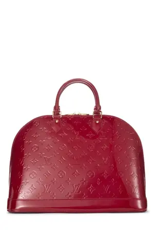 LOUIS VUITTON Vernis Alma Gm Nm - Red