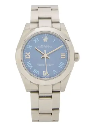 Rolex Roman Dial Oyster Perpetual 177200 - Blue