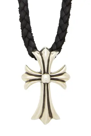 Chrome Hearts Sterling Cross Pendant Necklace