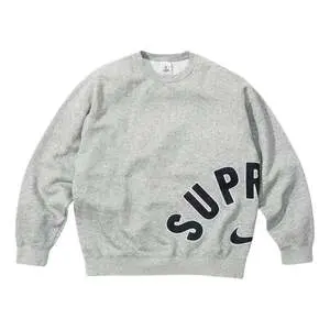 Supreme X Nike Arc Crewneck 'grey Black - Grey/black