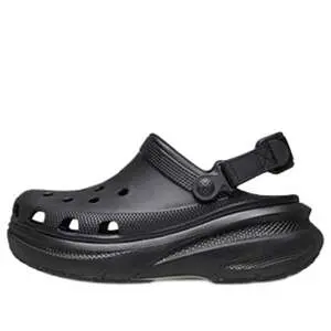 CROCS New Crush Dynamic Puff Classic Clogs - Black