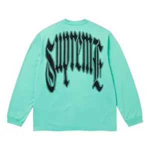Supreme Fw26 Intarsia L/s T-shirt - Teal