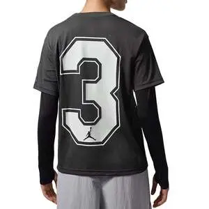 JORDAN Flight Girlfriend T-shirt - Anthracite