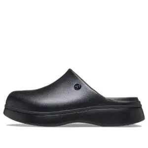 CROCS Dylan Notched Chestnut Platform - Black