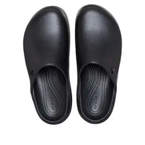 CROCS Dylan Notched Chestnut Platform - Black