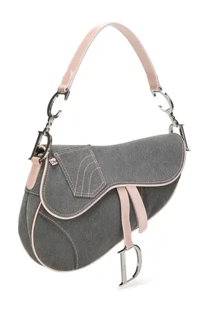 Dior Denim Saddle Bag