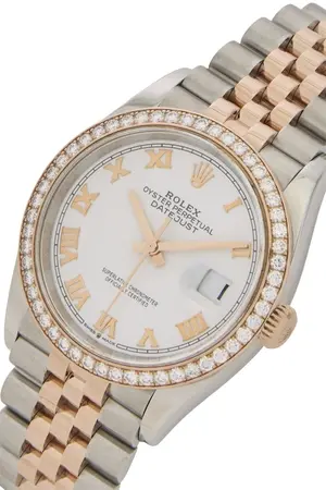 Rolex Everose Datejust Roman Diamond Bezel 126281rbr