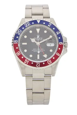 Rolex Stainless Steel Pepsi Gmt-master Ii 16700 - Black