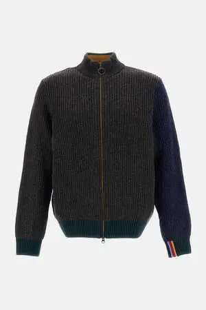 Barbour X Paul Smith Maglione Con Zip - Brown