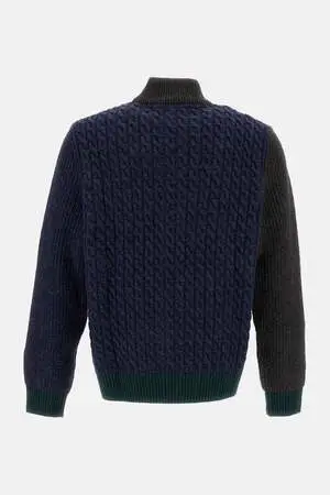 Barbour X Paul Smith Maglione Con Zip - Brown