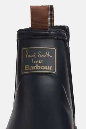Barbour X Paul Smith Chelsea Wellington Boots - Blue