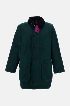 Barbour X Paul Smith Giacca Gamefair Wax - Green