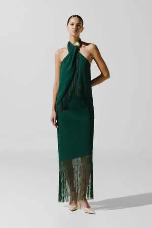 BAOBAB Austin Maxi Skirt - Green Pine