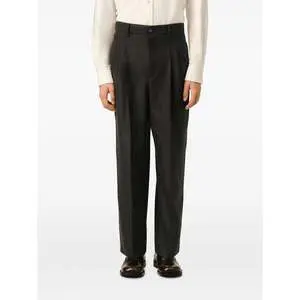 AMI Paris Grey Trousers Tailored Trousers