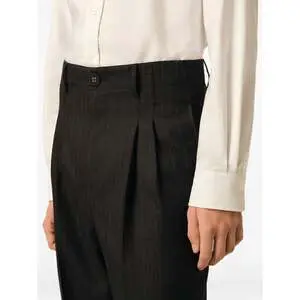 AMI Paris Grey Trousers Tailored Trousers