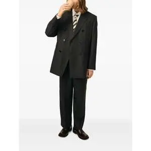 AMI Paris Grey Trousers Tailored Trousers