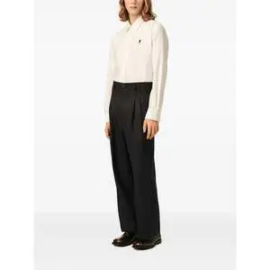 AMI Paris Grey Trousers Tailored Trousers