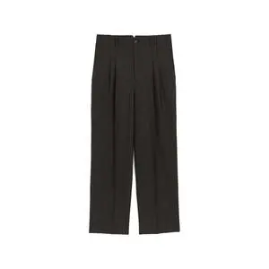 AMI Paris Grey Trousers Tailored Trousers - Gray