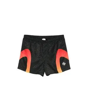Casablanca Beachwear Swim Shorts - Black