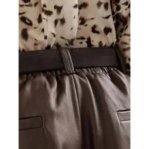 Brunello Cucinelli Shorts Leather & Faux Leather Shorts