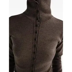 LEMAIRE Tops Cardigans - Brown