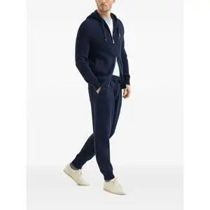 Brunello Cucinelli Trousers Track Pants - Blue